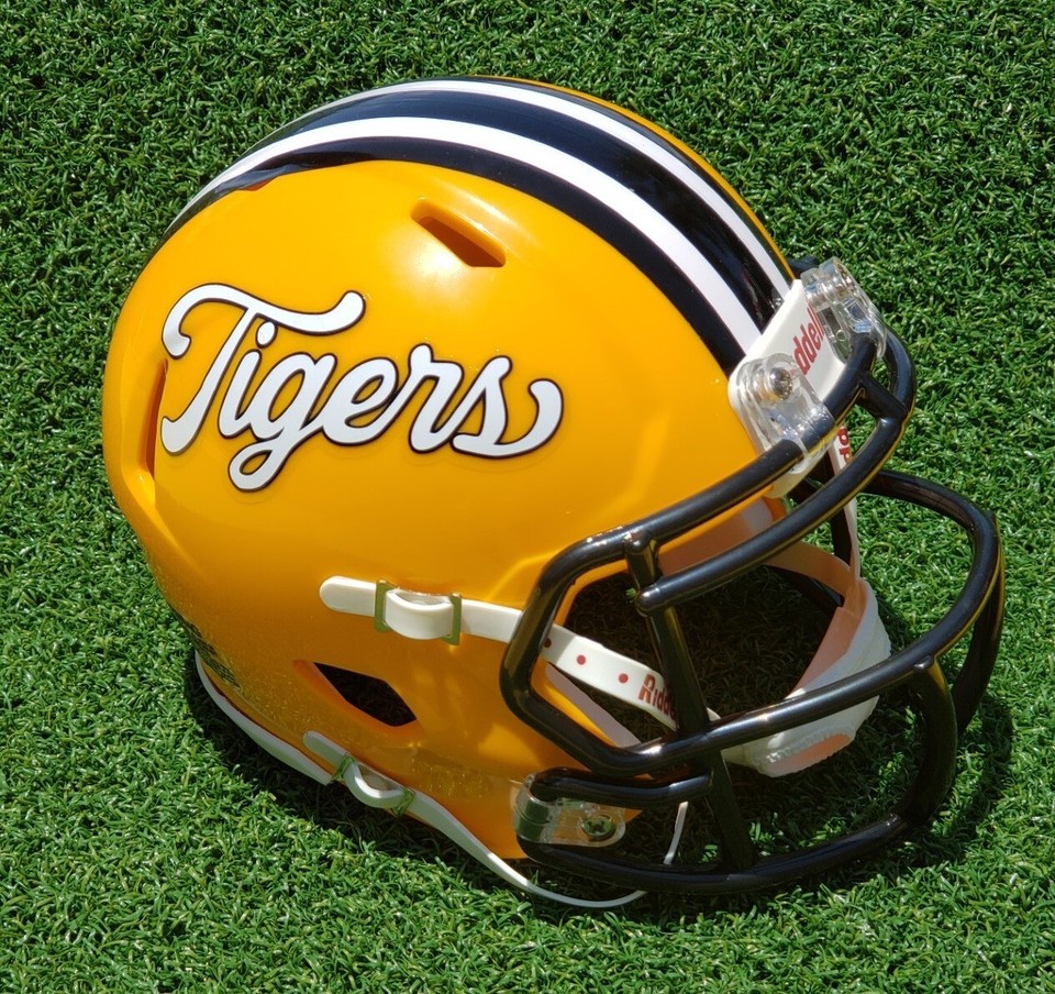 MISSOURI TIGERS "Tigers" LOGO FOOTBALL MINI HELMET, 4 VERSIONS TO PICK ...
