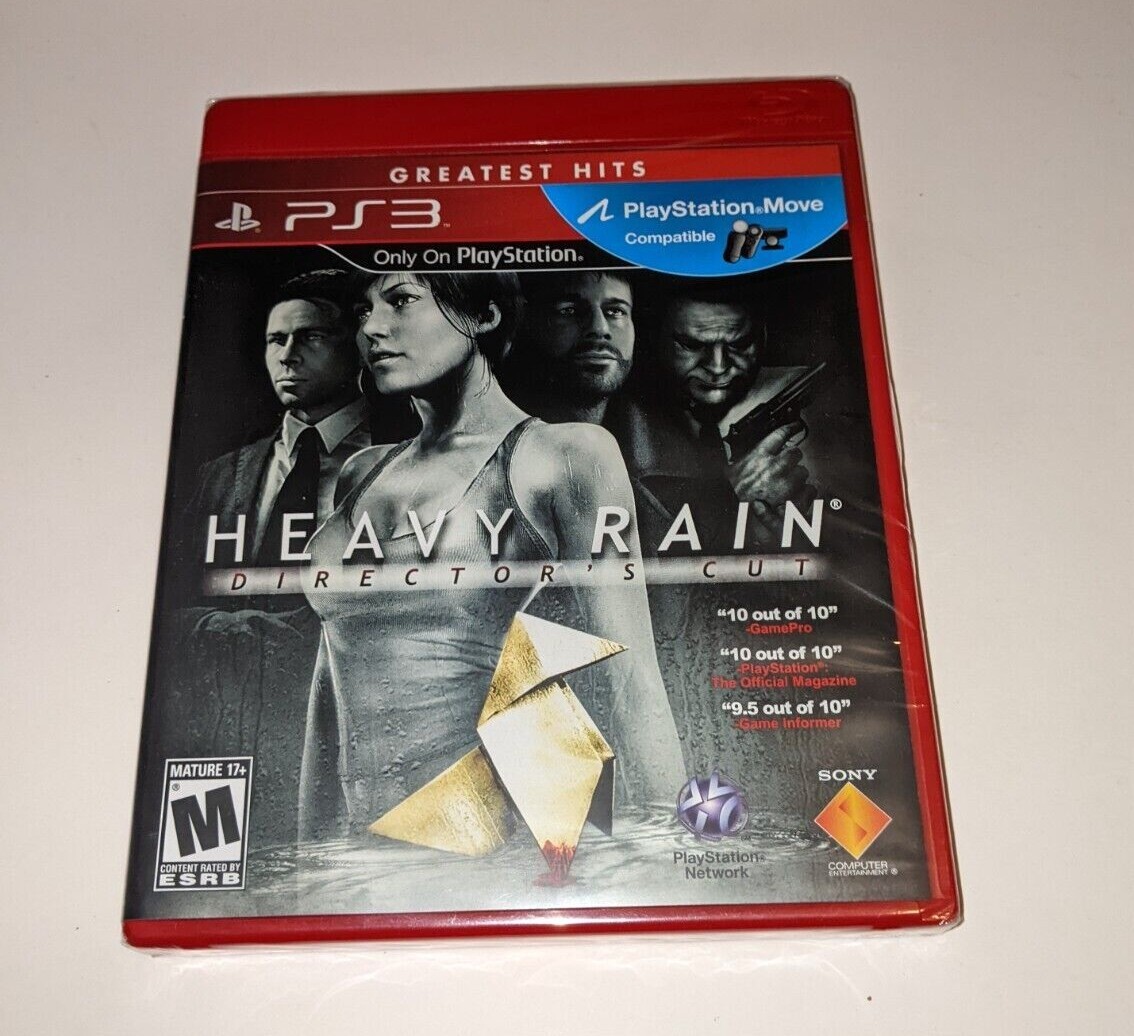 Heavy Rain - Director's Cut (Sony PlayStation 3, 2011) Sealed ...