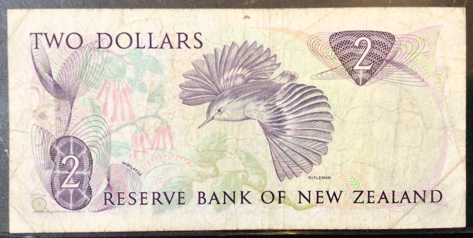 1967 NEW ZEALAND PAPER MONEY - 2 DOLLARS BANKNOTE! | eBay