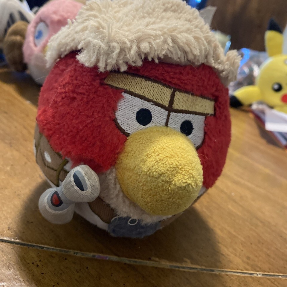 2012 Angry Birds Rovio Star Wars Luke Skywalker Red Bird Plush Toy (No ...