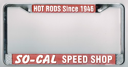 RARE So-Cal Speed Shop Vintage Hot Rod Rat California Dealer License ...