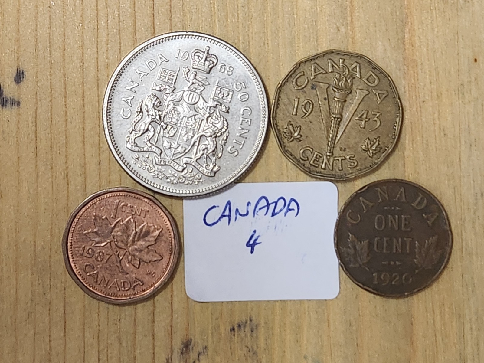 Canada 4 different coins lot icl 50 ct | eBay