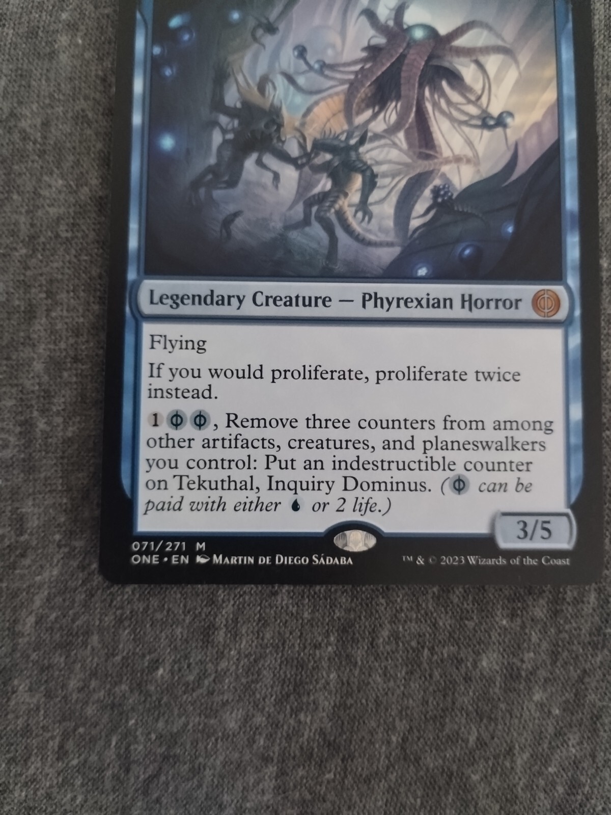 MTG 1X Tekuthal, Inquiry Dominus X1 Phyrexia: All Will Be One Magic ...