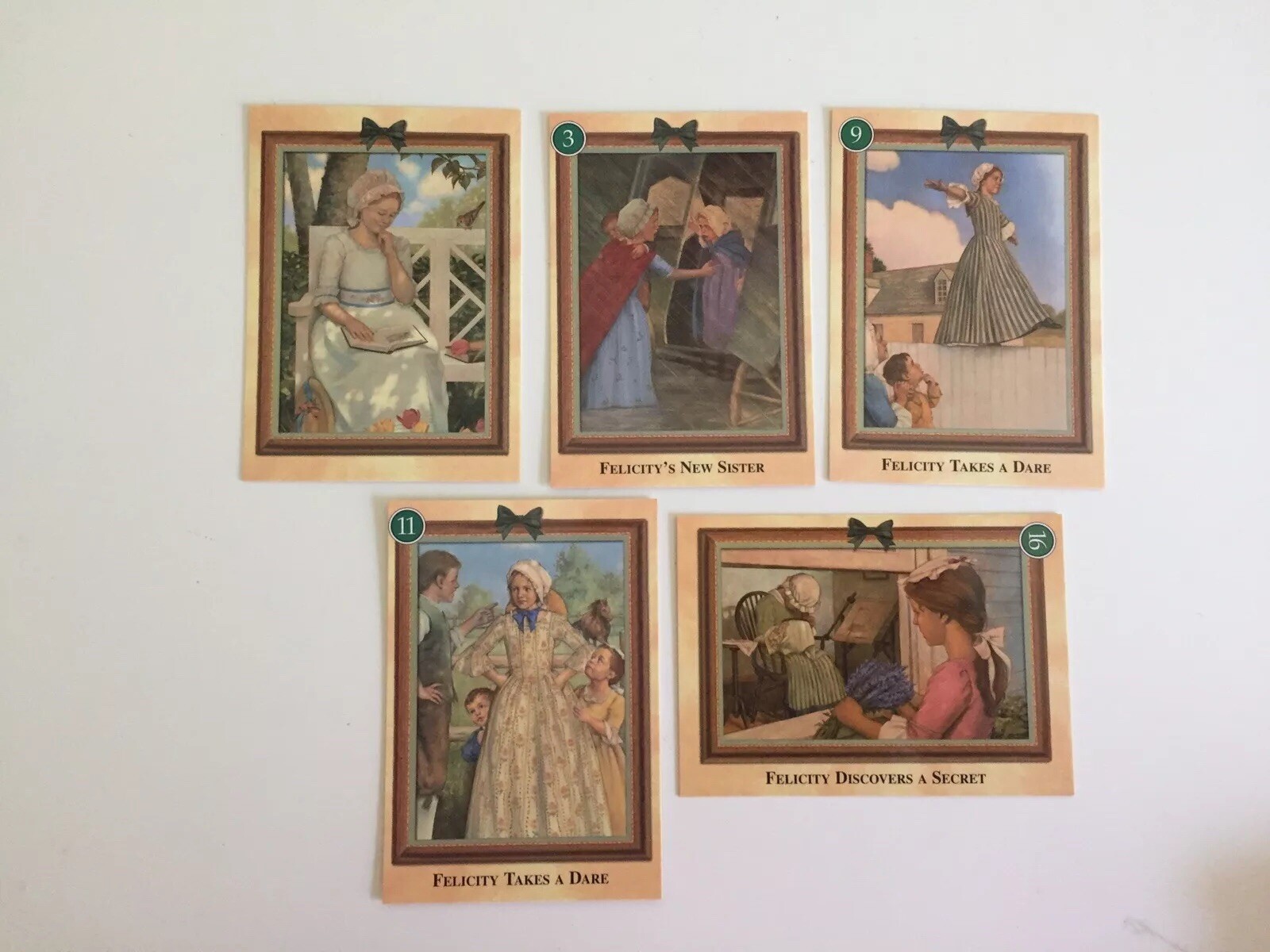 American Girl 2007 Felicity Trading Cards Lot of 5: Collector Card, 3 ...