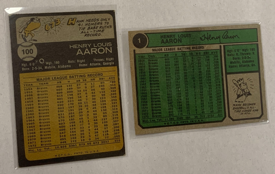 1970's Baseball Card Lot Willie Mays Hank Aaron Nolan Ryan Yastrzemski Killebrew | eBay