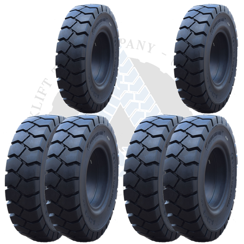 8.25X15 6.5" 8.25X15 FORKLIFT SOLID TIRES 8.25-15 825X15 82515 ...