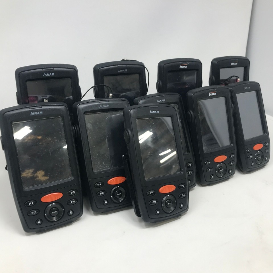 Lot of 14 Janam XM70 Rugged Handheld Computer Barcode Scanners - SEE ...