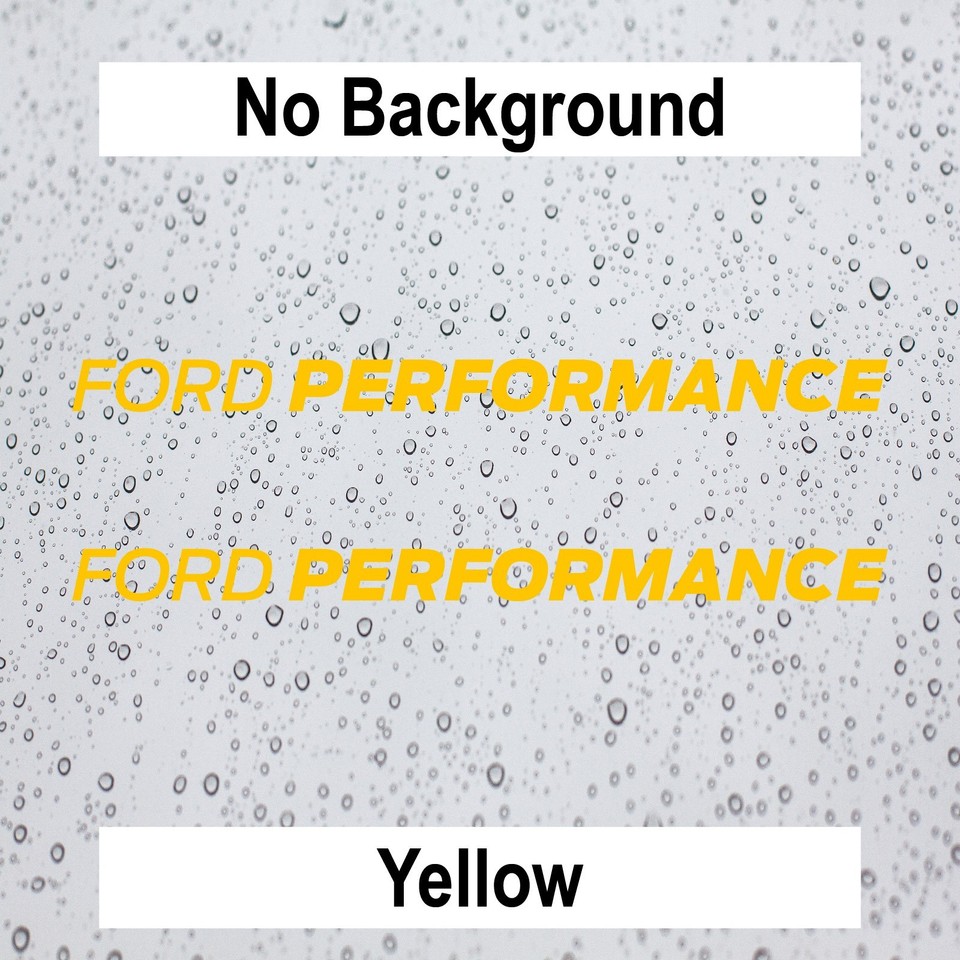 2pcs FORD PERFORMANCE Decal Automotive Vinyl Stickers for Truck Sport ...