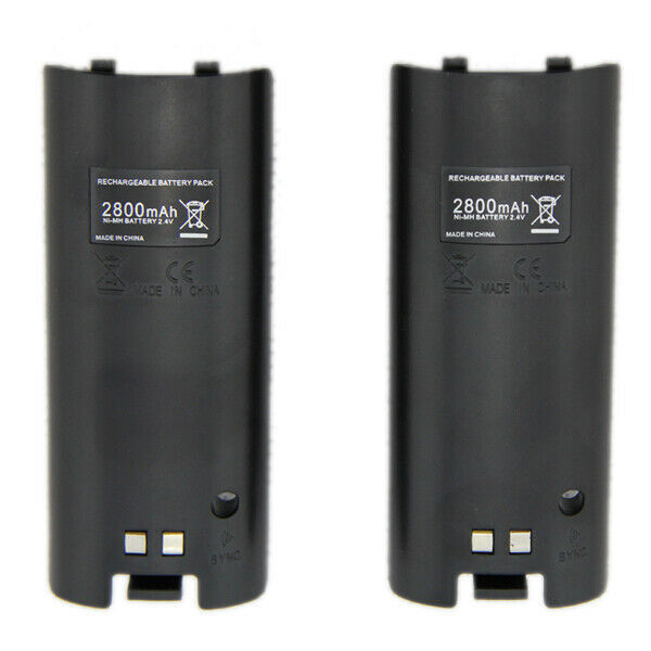 2800mAh Rechargeable Battery Pack For Nintendo Wii Remote Controller ...