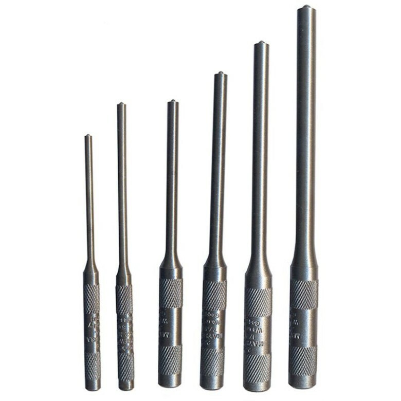 Mayhew Pro 6 Piece Roll Pin Pilot Punch Set Made in the USA | eBay