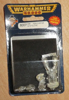 Warhammer 40K, Terminator W/ Cyclone Launcher, Metal, Games Workshop ...
