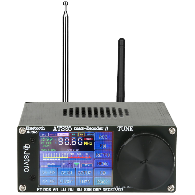 ATS-25max-Decoder2 Si4732 Full-Band Radio Receiver CW RTTY FT4 FT8 LSB SW LNA | eBay