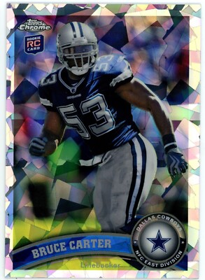 2011 Topps Chrome Crystal Atomic Refractor Bruce Carter RC 54/139 #175 ...