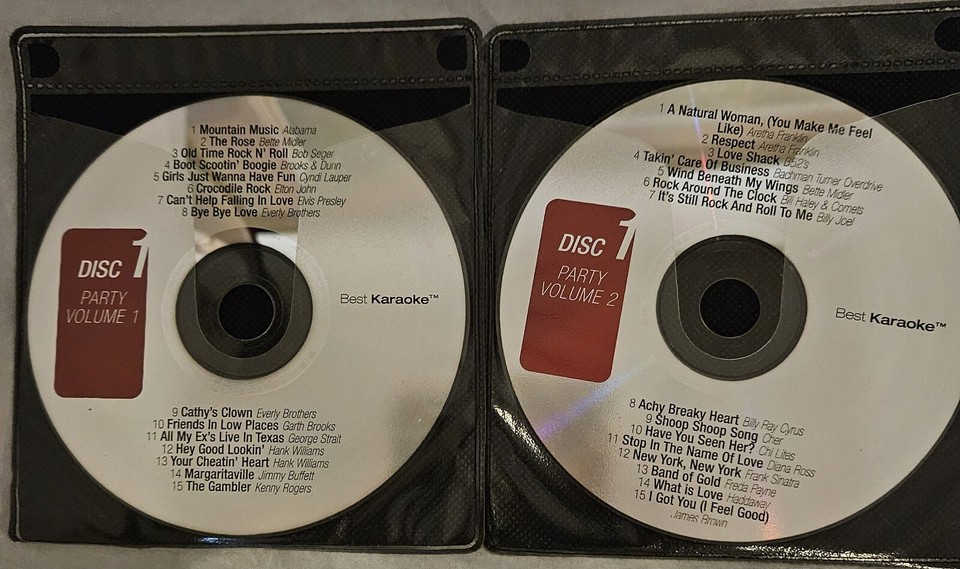 Lot of 2 Best Karaoke cdg discs | eBay