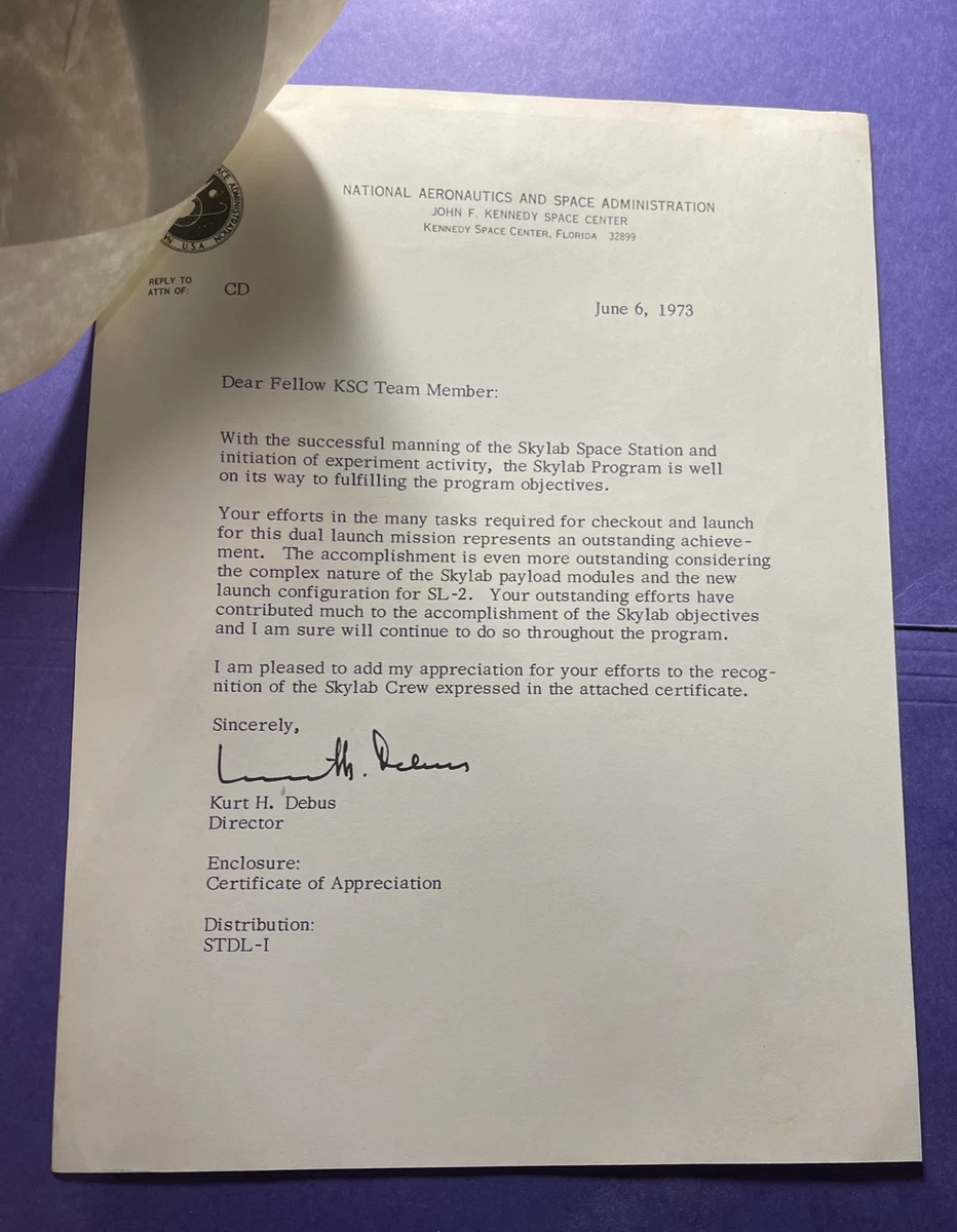 Nasa Rejection Letter