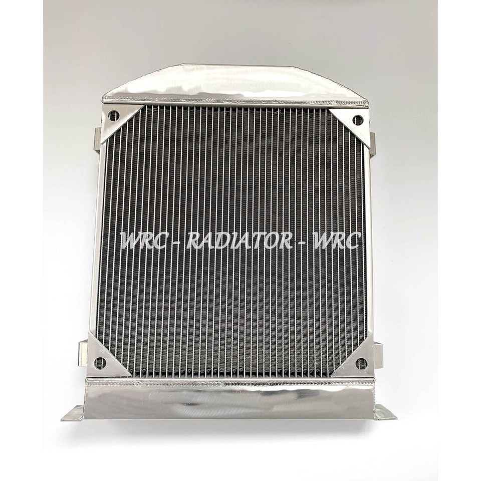 17" H Radiator for 1932 Ford Chopped hot Rod w/Chevy 350 SBC V8 Engine ...