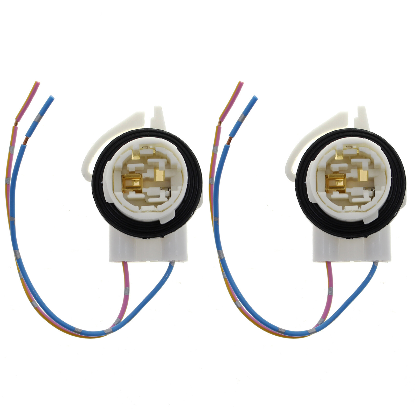 2X For 3156 3056 3456 4156 Bulb Socket Brake Turn Signal Light Harness ...