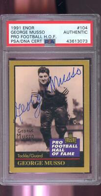 1991 Enor George Musso AUTO SIGNED Autograph Autographed Card PSA/DNA ...