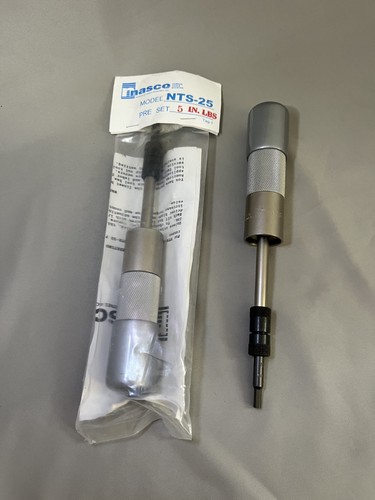 Nasco Torque Screwdriver - NTS-25 (Pre-set - 5 in-lb) | eBay