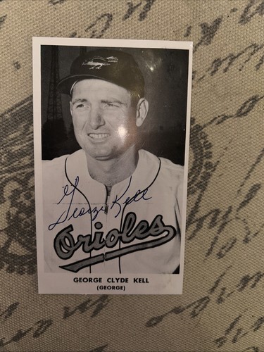 George Kell Autographed Postcard. Obtained By My Dad In 1956 | eBay