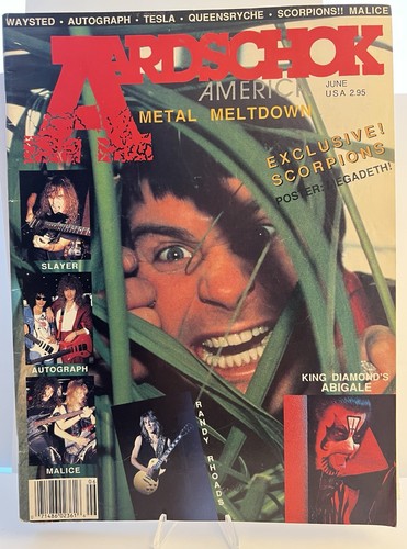 1987 Aardshok Ozzy Osbourne ~ Randy Rhoads Metal Magazine Feature June ...