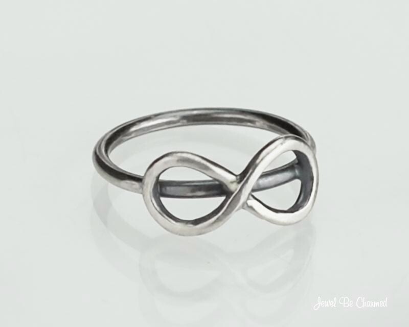 Sterling Silver Infinity Symbol Ring Handmade Custom Sizes Available ...