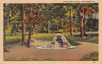 Vintage 1940's "New York Irish Brigade Father Corby" Gettysburg PA ...