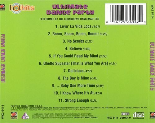VARIOUS ARTISTS ULTIMATE DANCE PARTY, VOL. 2 NEW CD 56775641429| eBay