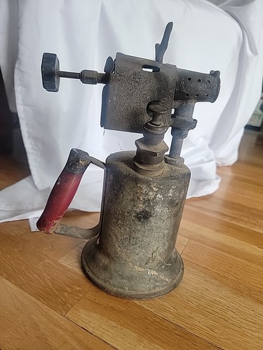 Vintage Antique Welding Plumbing Soldering Iron Gas Blow Torch | eBay