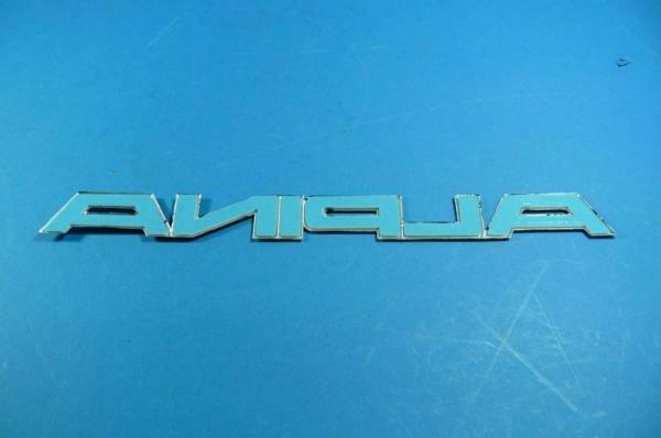 Original BMW Alpina Lettering Emblem Fits for BMW E3 E9 E21 E24 E28 ...
