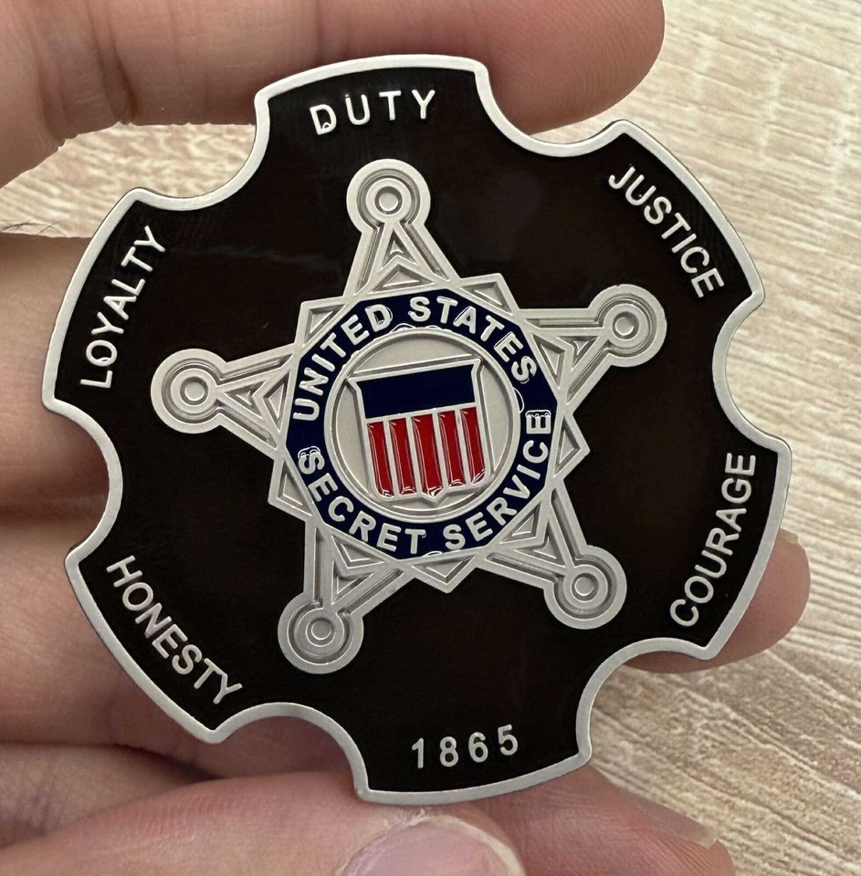 Secret Service Shooting Range revolver Challenge Coin | eBay