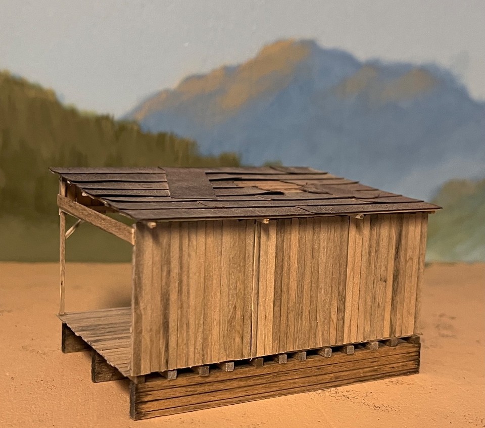 PRO BUILT HO HOn3 HOn30 Fine Scale Miniatures fsm weatered SHED board ...