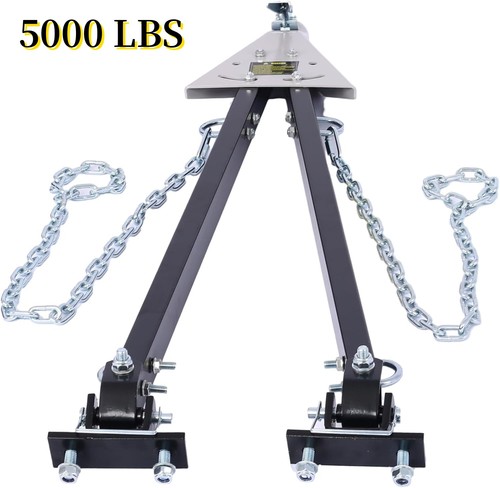 Adjustable Towing Bar Bumper Mount w/ 2X Chains Universal Towing Bar ...
