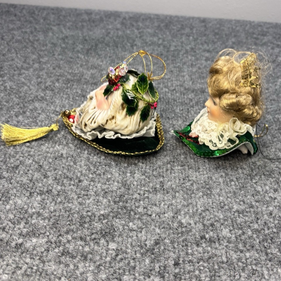 VTG Silvestri Santa & Mrs Claus Head Lasting Endearments Christmas ...