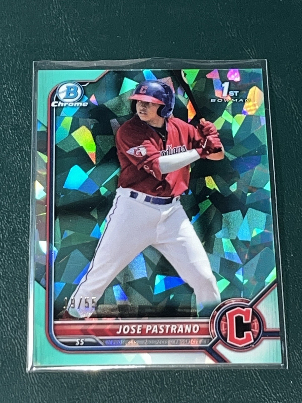 2022 Bowman Chrome SAPPHIRE Jose Pastrano AQUA /55 | eBay