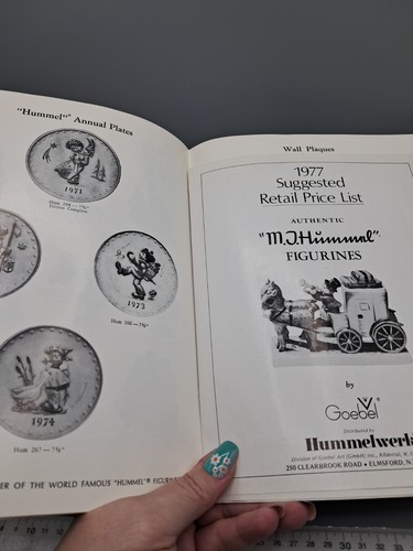 Vintage Hummel Figurine & Pricequide Catalog 1/1974, Hummelwerk By ...