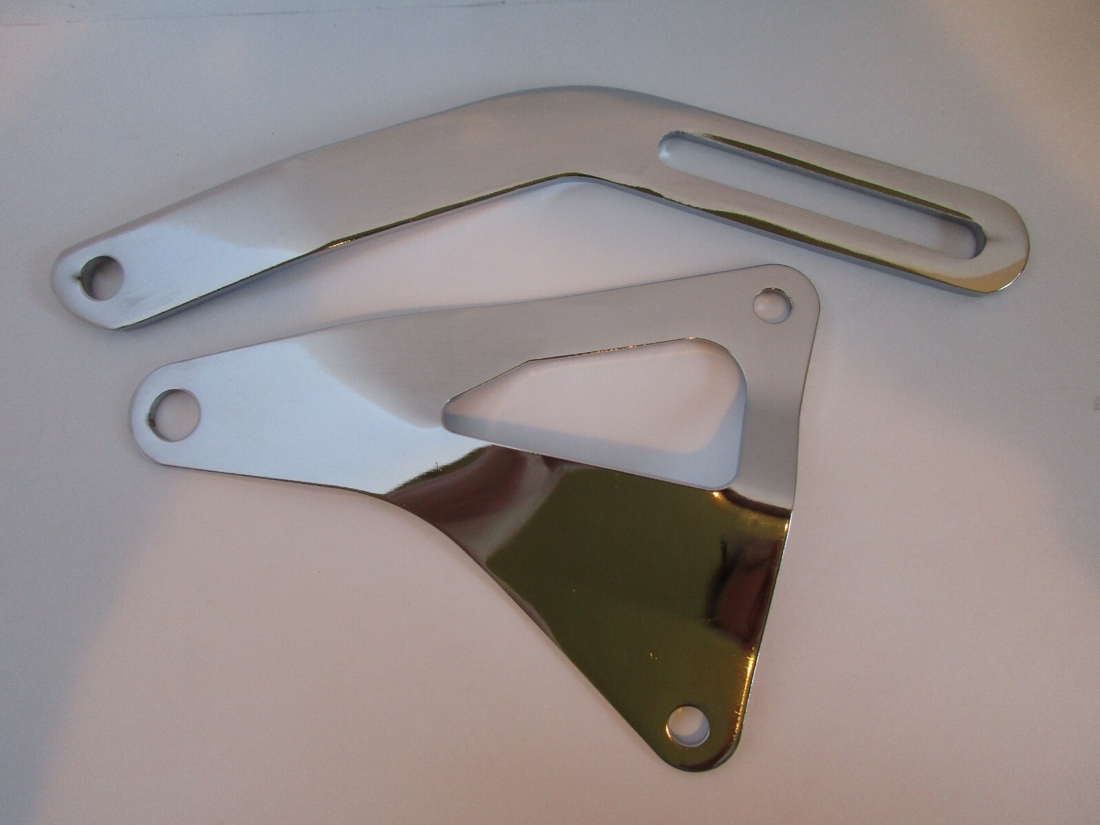 SMALL BLOCK FORD CHROME ALTERNATOR BRACKET 1965-73 289 302 SBF MUSTANG ...