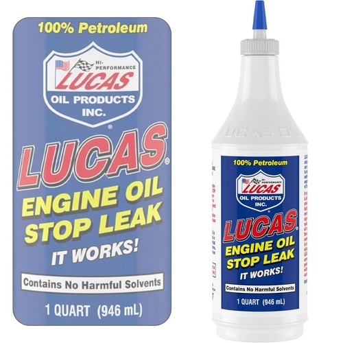 Lucas Engine Oil Stop Leak 946ml Seals & Gasket Sealer Smoke Additive ...