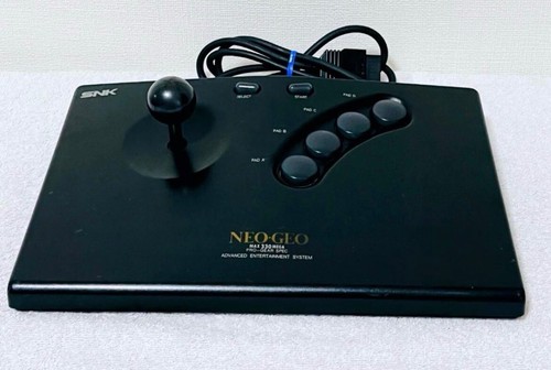 Neo Geo Controller Joystick Arcade stick Max 330 Mega Used Free ...