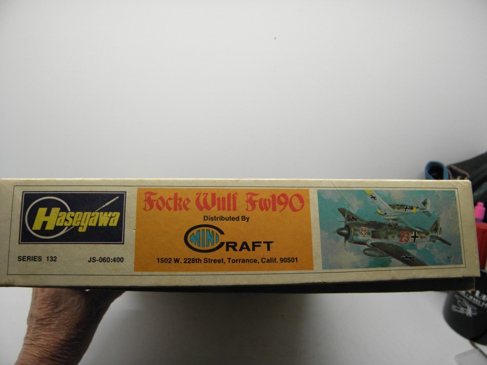 HASEGAWA FOCKE WULF FWL 90- GERMAN FIGHTER - 1/32 SCALE - PRE-OWNED | eBay