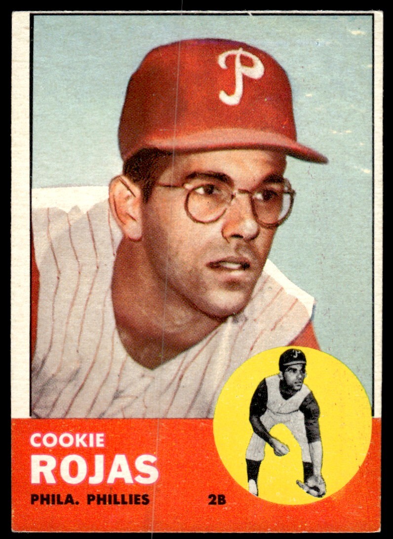1963 Topps Cookie Rojas RC Philadelphia Phillies #221 | eBay