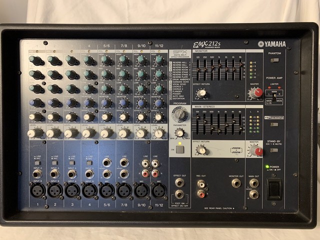 Yamaha EMX212S Powered Mixer Power Amp W/effects Emx212 Same for sale ...