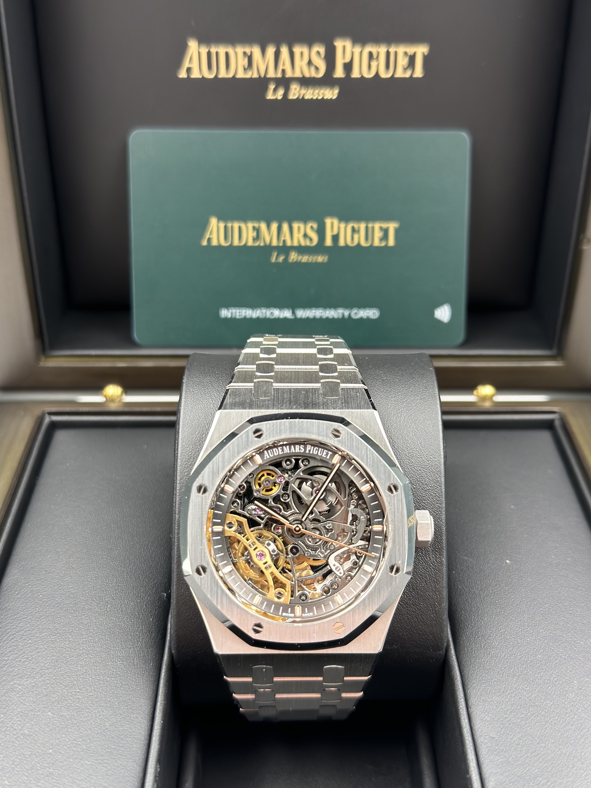 Audemars Piguet Royal Oak 41mm Open Work Stainless Steel 15407ST Box ...