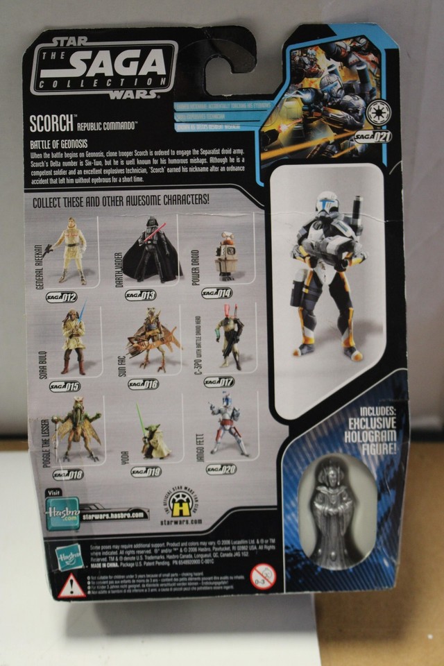 Hasbro Star Wars Saga Collection SCORCH Republic Commando (2006) 3 3/4", NEW | eBay