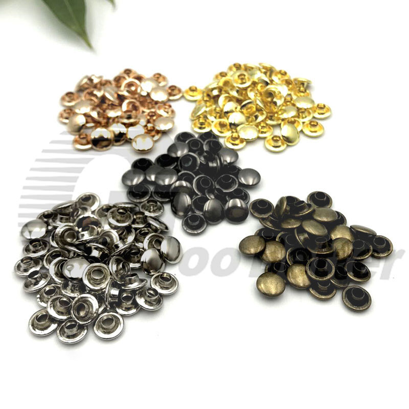Double Cap Rivets Stud Rapid Rivets Leather Craft Repair 5mm 8mm 9mm ...