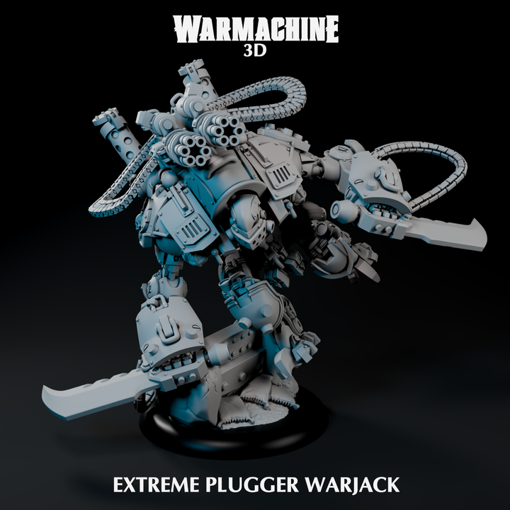 Extreme Plugger Warjack – Warmachine-Compatible Resin Mech | Printing ...