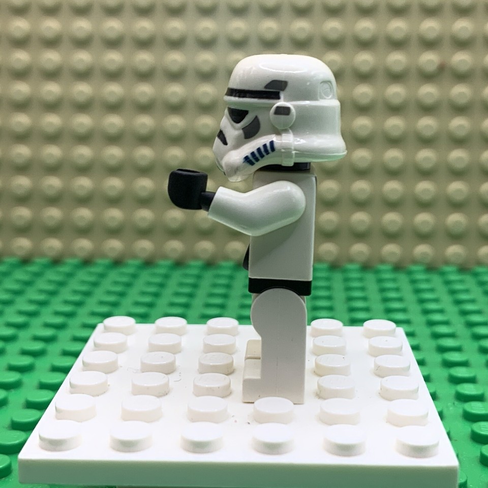 LEGO Star Wars Stormtrooper Minifigure (7659) sw0036b Black Head | eBay