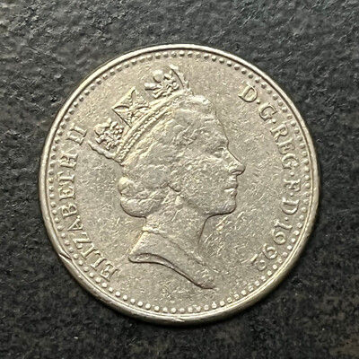 1992 Ten Pence (10p) UK (British) Queen Elizabeth II D•G•REG•FD Rare ...
