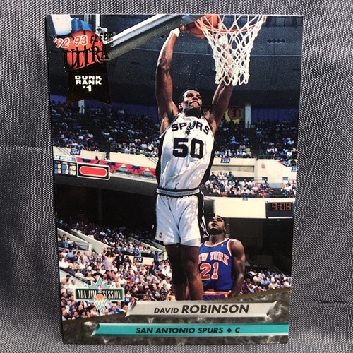 David Robinson 1993 Fleer Ultra Top 20 Jammer Dunk Rank #1 Basketball ...
