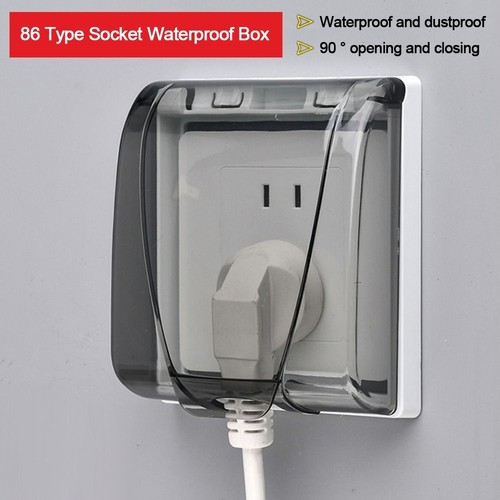 Plastic Switch Protective Cover Wall-mounted Protection Socket Wall | eBay